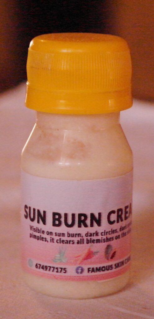 SUN BURN CREAM – Mushroom Cameroon